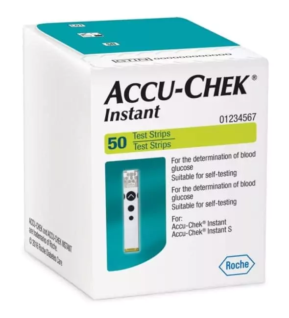 Accu-Chek Instant Blood Glucose Test Strips - TMO