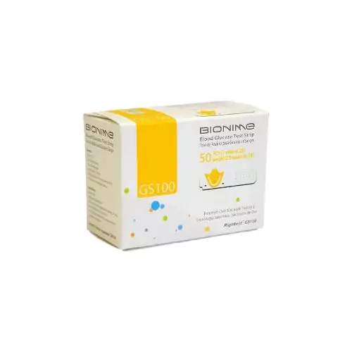 Bionime GS100 Blood Glucose Test Strips - TMO