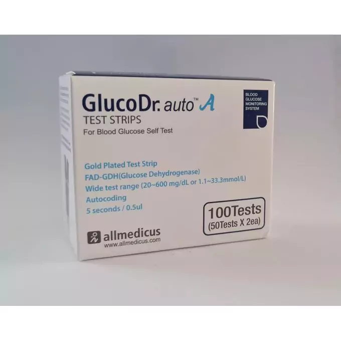 GlucoDr.auto Blood Glucose Test 100 Strips - TMO