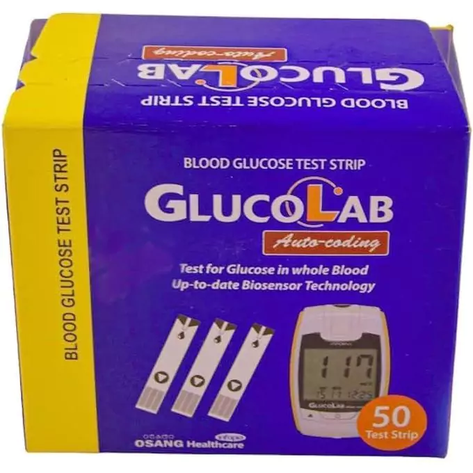 GlucoLab Blood Glucose Test Strips - TMO